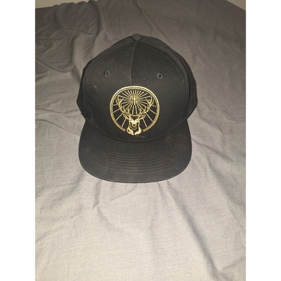 Jagermeister | Accessories | Jagermeister Hat Black And Gold Snap Back ...